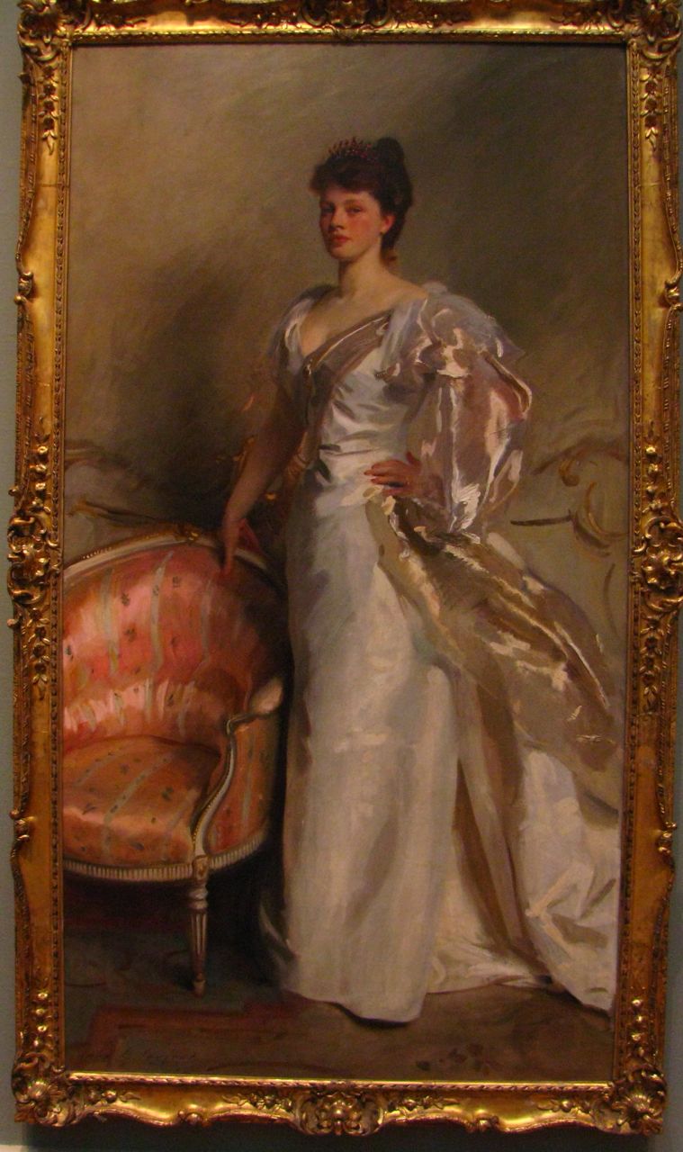John Singer Sargent, "Mrs George Swinton," 1897, oil on canvas, 90 3/4 ...
